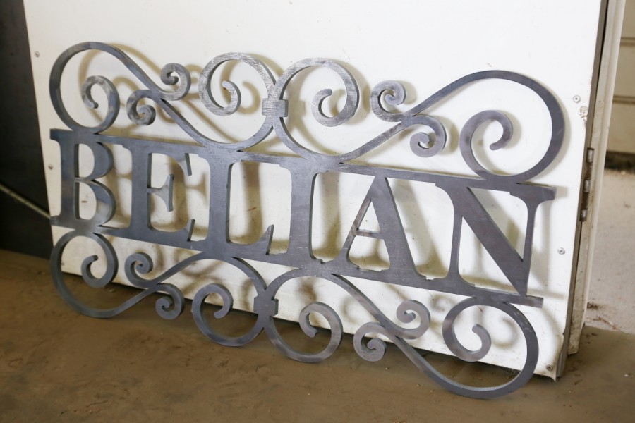 Laser Cut Property Sign